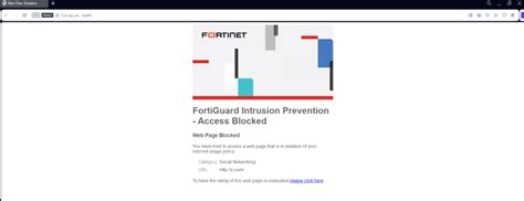 Technical Tip Web Filter Profile Enforcement With Fortinet Community