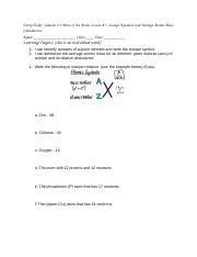 Lesson How To Write The Isotope Notation Of An Atom And Atomic Mass Calculation Practice