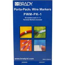 Brady Part PWM PK Porta Pack Wire Marker Books Brady Co Uk