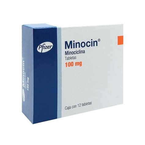 Minocin 100 Mg 12 Grageas