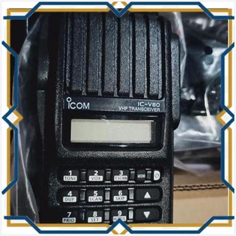 Jual Ydj Ht Icom Ic V80 Frekuensi Vhf Kondisi 99 Persen Shopee
