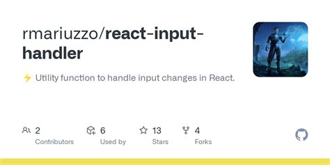 GitHub Rmariuzzo React Input Handler Utility Function To Handle