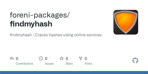 github foreni packages findmyhash findmyhash cracks hashes using