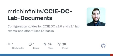 issues · mrichinfinite ccie dc lab documents · github