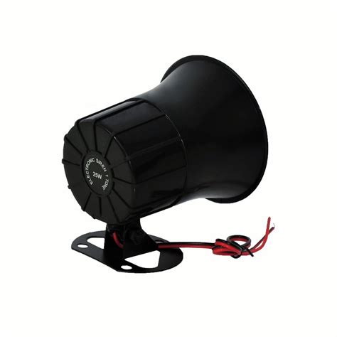Alarm Siren Horn Vdc W W Horn For Security Alarm Speaker Black Shopee Malaysia
