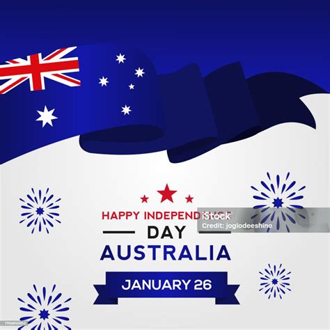해피 오스트레일리아 데이 디자인 템플릿 배경 1월에 대한 스톡 벡터 아트 및 기타 이미지 1월 Australia Day 공휴일 Istock