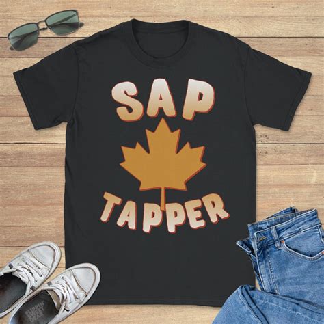 Sap Tapper Maple Syrup Season Graphic Tee Shirt Maple Syrup Season Sweatshirt Sap Tapping Art