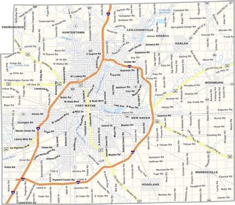 Howard County Map Indiana Us County Maps