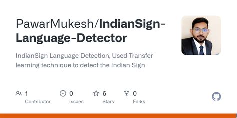 Github Pawarmukeshindiansign Language Detector Indiansign Language Detection Used Transfer