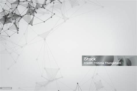 배경및 Ai 디자인을 위한 점과 선이 있는 네트워크 기술 배경 현대 추상적 개념 미래 지향적 인 Hud 배경 0명에 대한 스톡 벡터 아트 및 기타 이미지 Istock