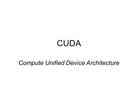 cuda compute unified device architecture agent based modeling in cuda