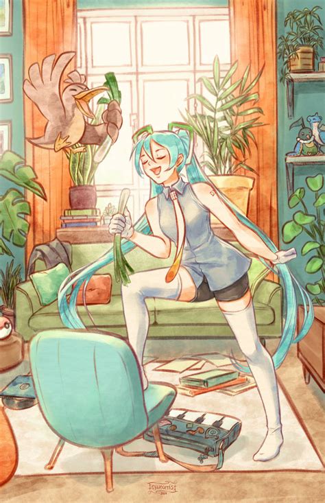 Hatsune Miku X Pokemon By Fallingmist On Deviantart