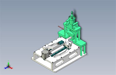 动双工位交叉互转机构step模型图纸下载 懒石网
