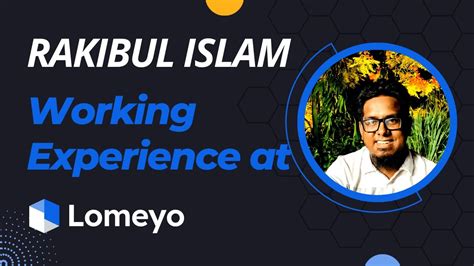 Testimonial From Rakibul Islam Laravel Developer At Lomeyo Youtube