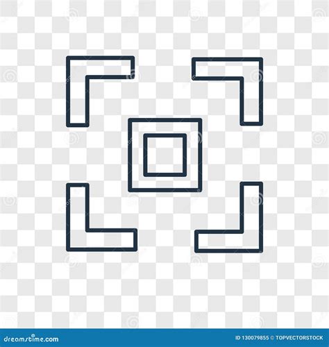 Icono Linear Del Vector Del Concepto Del Movimiento Aislado En Backgrou
