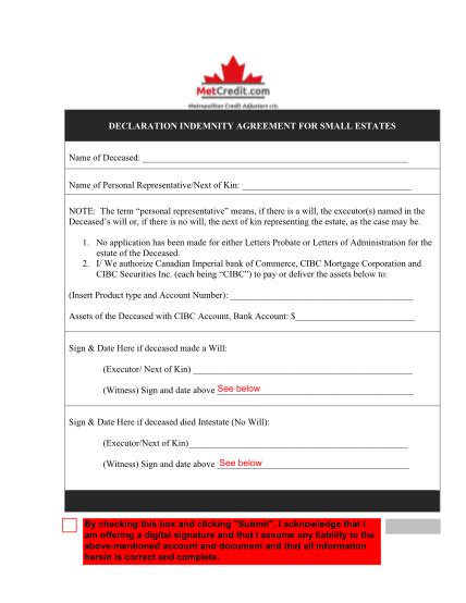 Indemnity Form Template Resumesample Csat Co My Xxx Hot Girl