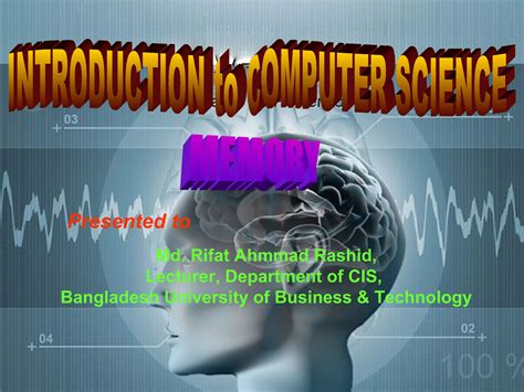 Presentation On Memory PPT