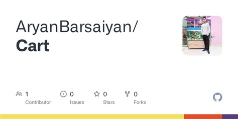 GitHub AryanBarsaiyan Cart