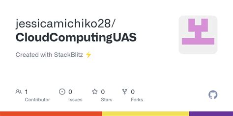 Github Jessicamichiko28cloudcomputinguas Created With Stackblitz ⚡️