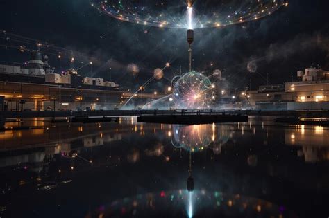 Premium Ai Image Particle Physics Experiment