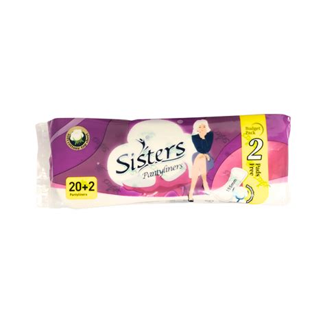 Sisters Pantyliner Budget Pack 20s