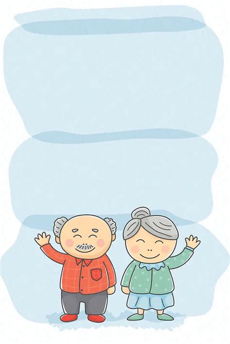 矢量卡通手绘重阳节老人海报背景背景图片素材下载图片编号qlbrdrrl 免抠素材网