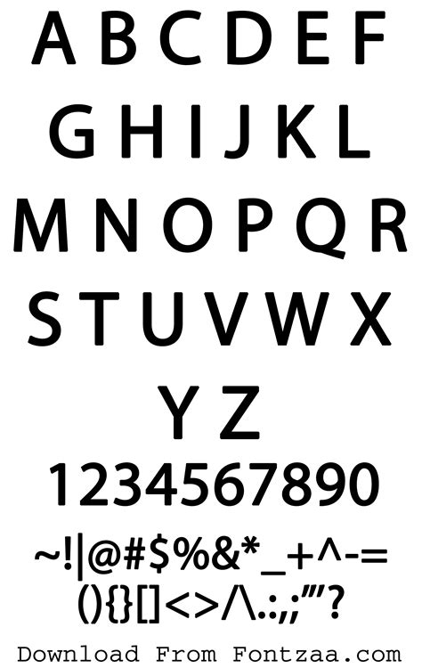 Myriad Pro Font Fontzaa Exclusive Fonts Library