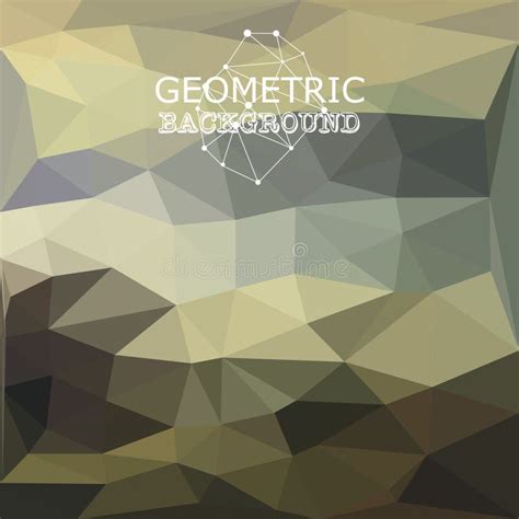 Abstract Triangle Geometrical Multicolored Background Vector Illustration Eps10 Stock Vector