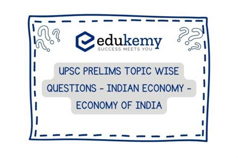 UPSC Prelims Topic Wise Questions