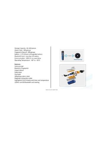 Wireless Plastic Essl Gp Finger 101 Fingerprint Guard Patrol At ₹ 17000 In Gurugram