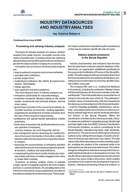 39 Free Industry Analysis Examples And Templates Templatelab