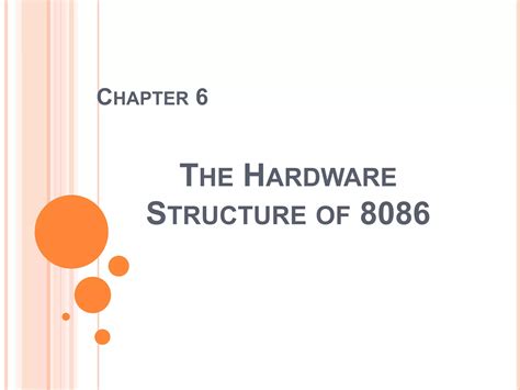 Chapter 6 Hardware Structure Of 8086 Pptx