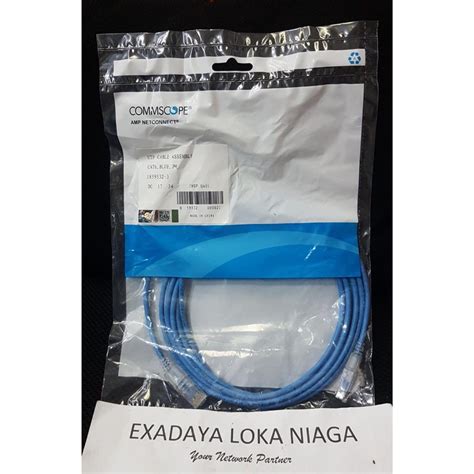 Jual Patch Cord Cat 6 SLIM Patchcord Cat6 10ft 3M Original Commscope Shopee Indonesia