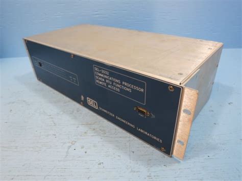 Schweitzer Engineering Sel 2032 Communications Processor Relay Sel2032