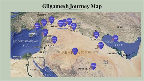 Gilgamesh Journey Map By Alina Alvarez On Prezi