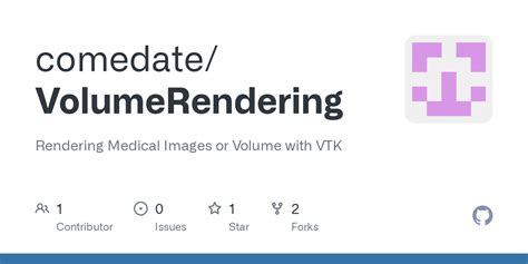 Github Comedate Volumerendering Rendering Medical Images Or Volume With Vtk