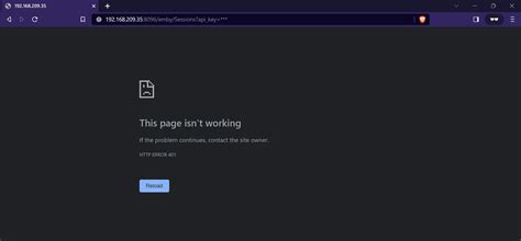 Bug Jellyfin Widget Doesnt Use Provided Api Key And Errors Out