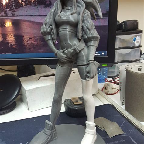 Impression 3d De Kda Akali Lol 30 Cm Model Par Arii Pinkbullet