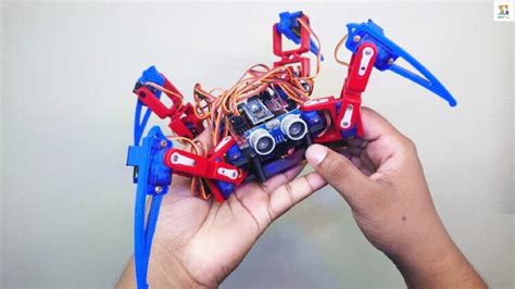 How To Build An Arduino 3 In 1 Spider Robot Quadruped Using 3d Printed Parts Arduino Nano And