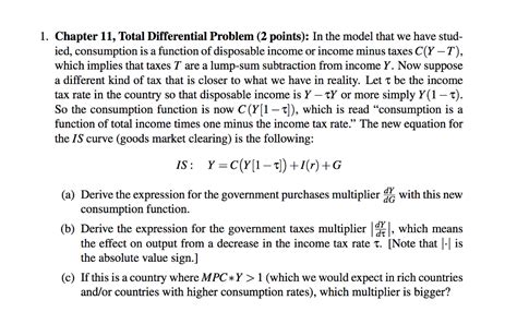 Solved 1 Chapter 11 Total Differential Problem 2 Points