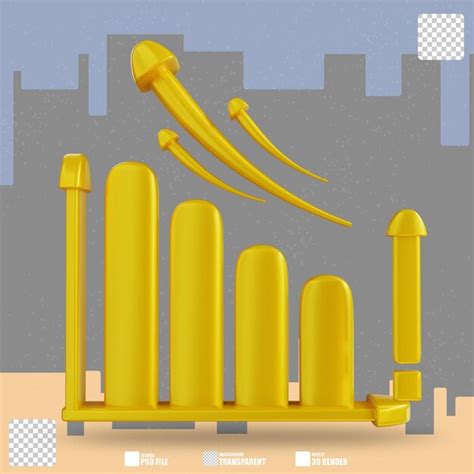 Premium Psd 3d Illustration Golden Graphic 2