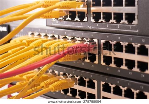 Ethernet Switches Patching Cord Stock Photo Shutterstock