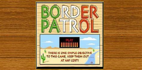 Border Patrol Game