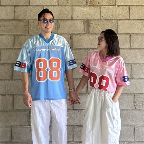 아이덴티크 아이덴티크 남녀공용 오버핏 럭비져지 축구져지 미식축구저지 메쉬 반팔 티셔츠 커플룩 위시버킷