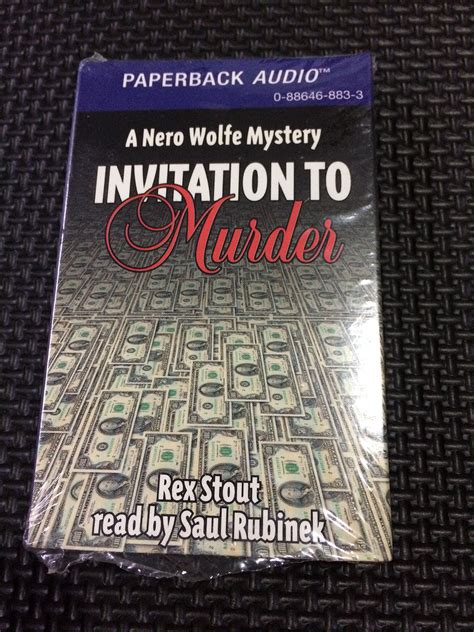 Invitation To Murder Stout Rex Rubinek Saul 9780886468835 Amazon
