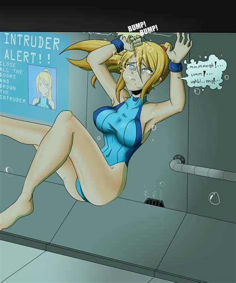 Darkenrok Waterfan Samus Aran Metroid Nintendo Absurdres Highres 1girl Armpits