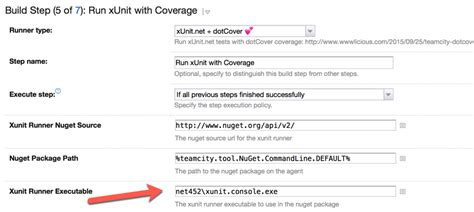 Provision To Download Specific Version Of Xunit Console Runner · Issue