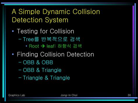 Ppt Collision Detection Part Ii Powerpoint Presentation Free
