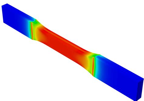 Comparison Of Numerical And Experimental Tensile Stress Strain Behavior Download Scientific