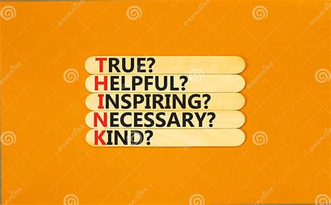 Think Symbol Concept Words Think Before You Speak True Helpful
